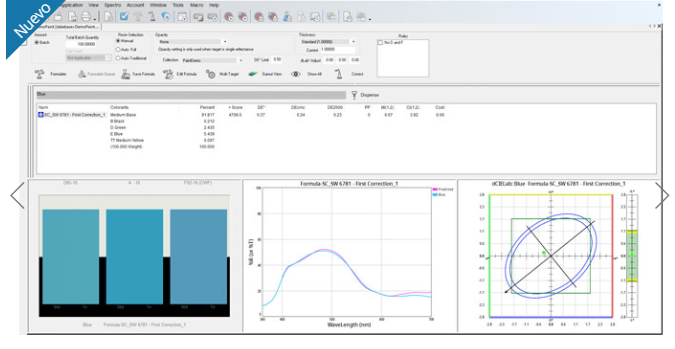 Software iMatch, Formulacion de Color — Neurtek