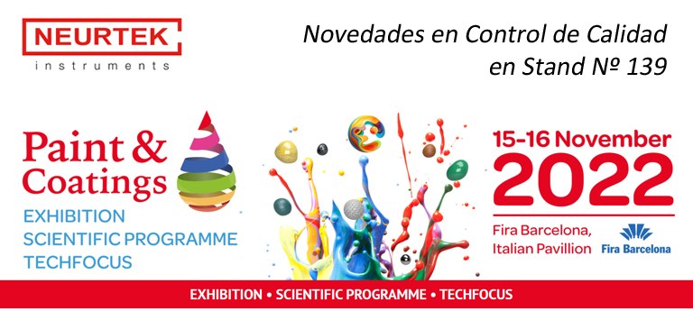 NEURTEK en Paints & Coating 2022 — Neurtek